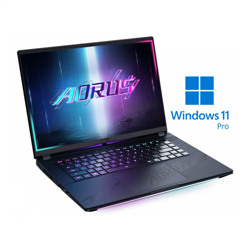 GIGABYTE AORUS MASTER 16 BXH 16 inch QHD+ OLED 240Hz 500nits Core Ultra 9 275HX 32GB 1TB SSD GeForce RTX 5070 Ti 12GB RGB Backlit Win11Pro gaming laptop