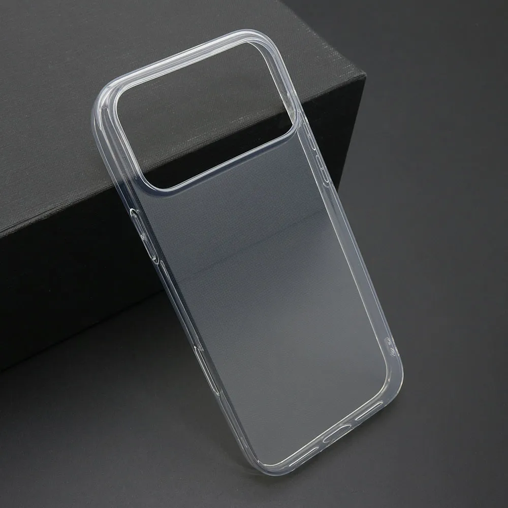 Futrola ULTRA TANKI PROTECT silikon za iPhone 17 Pro Max (6.9) providna (bela)