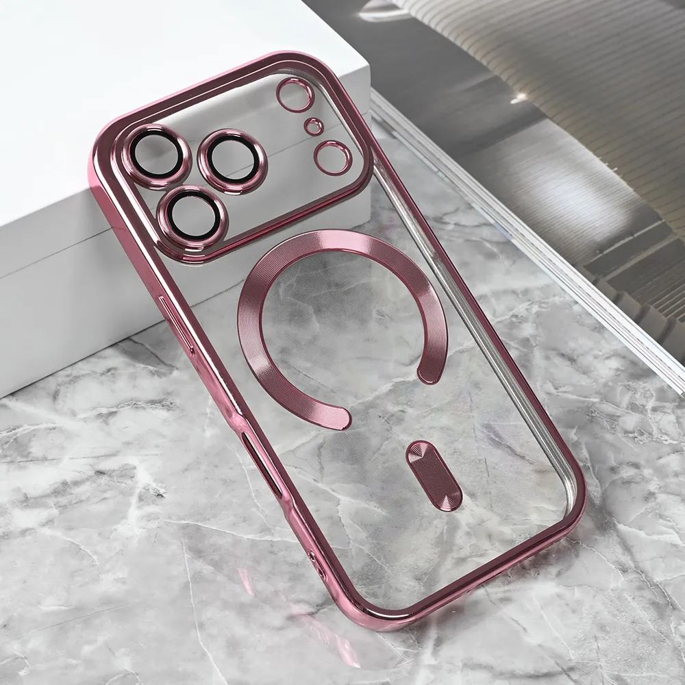 Maska Magsafe Lux za iPhone 17 Pro 6.3 roze