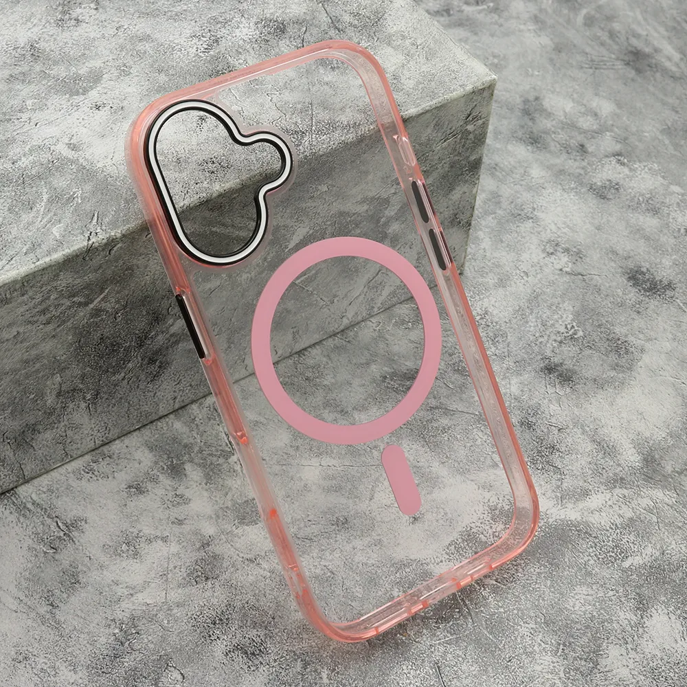 Futrola COLOR RING MagSafe za iPhone 17 (6.3) roze