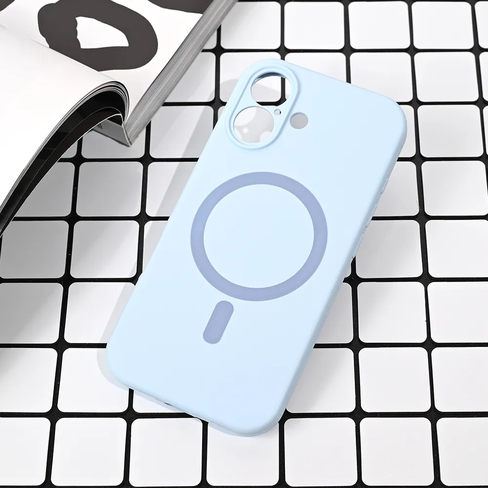 Maska Magsafe Pure color za iPhone 17 6.3 svetlo plava