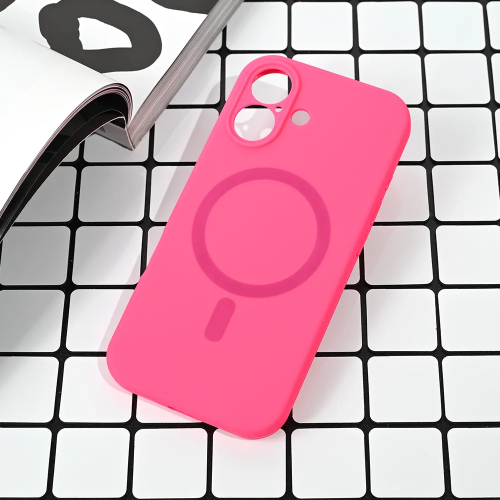Maska Magsafe Pure color za iPhone 17 6.3 pink