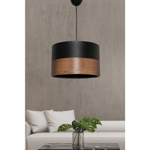 TM122 Black Brown Chandelier OŠTEĆENO