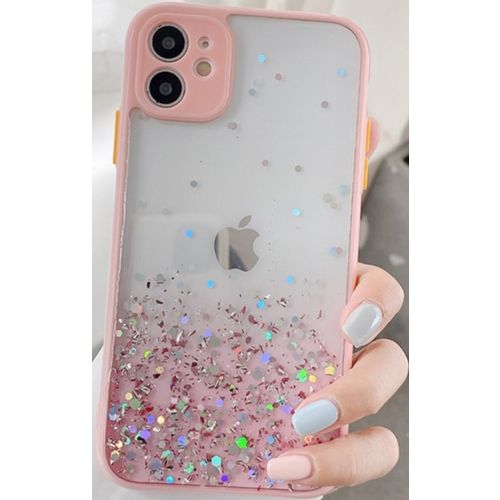 MCTK6-SAMSUNG S21 * Furtrola 3D Sparkling star silicone Pink (89)