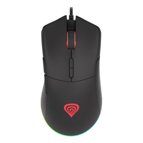 Natec NMG-1771 GENESIS KRYPTON 290, Gaming Optical Mouse 200-6400 DPI, Maximum acceleration 22 G, RGB LED, 7 Buttons, USB, Black, Cable 1,8 m