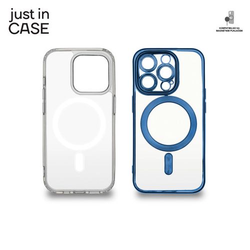2u1 Extra case MAG MIX paket PLAVI za iPhone 15 Pro