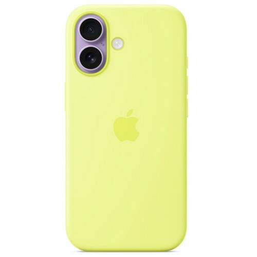 APPLE iPhone 17 Silicone Case with MagSafe - Neon Yellow mgev4zm/a