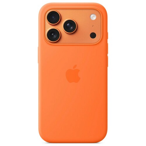 APPLE iPhone 17 Pro Silicone Case with MagSafe – Orange mgfe4zm/a