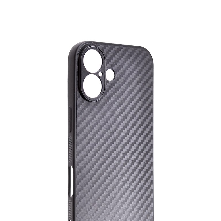 TPU maska CARBON 0.3mm za iPhone 17 2025 (6.3") crna