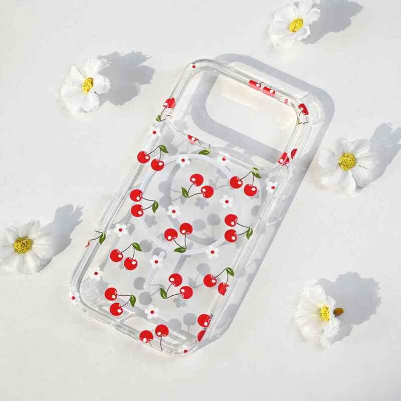 Maska Print Magsafe za iPhone 17 Pro 6.3 Cute Cherries