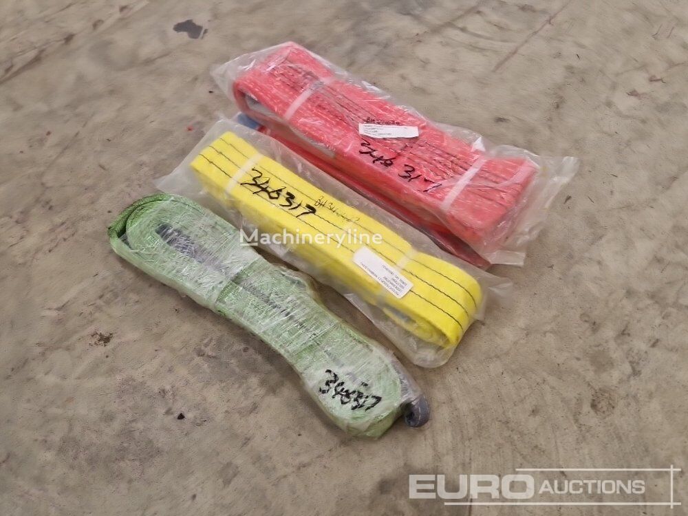 Prodaje se 3 & 5 Ton Lifting Slings (4 of) kašiku za prednje utovarivač na aukciji