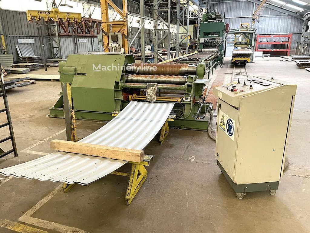 Lisse 1250 x 8 mm Corrugated mlin sa valjka