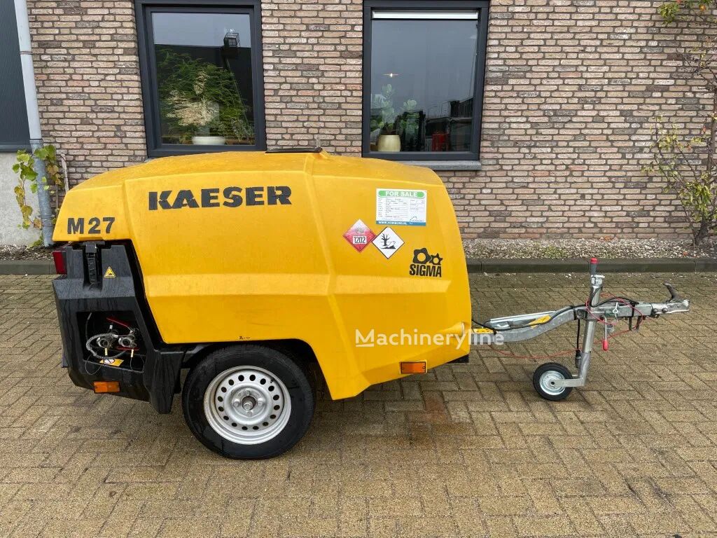 Kaeser M27 Kubota 2,7 m3 / min 7 Bar 18 kW Mobiele Silent Diesel Compre mobilni kompresor