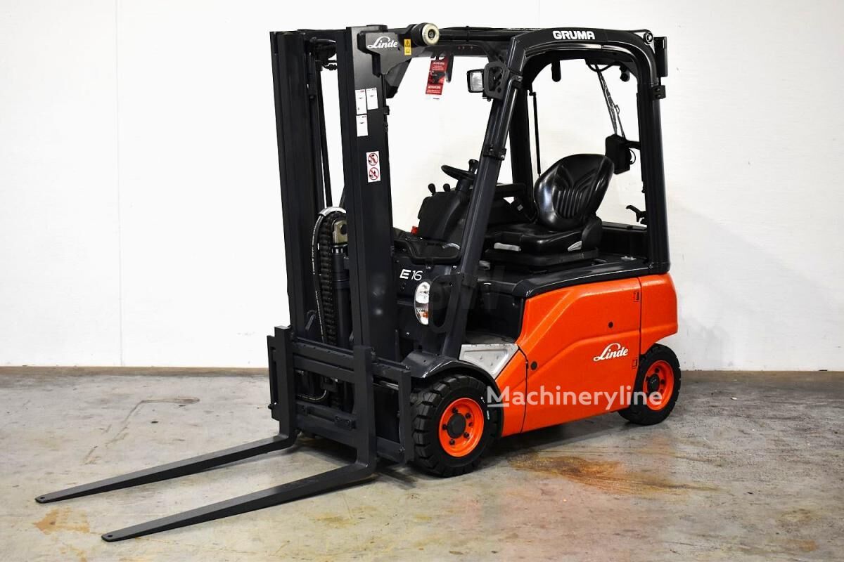 Linde E 16 P 386 električni viljuškar