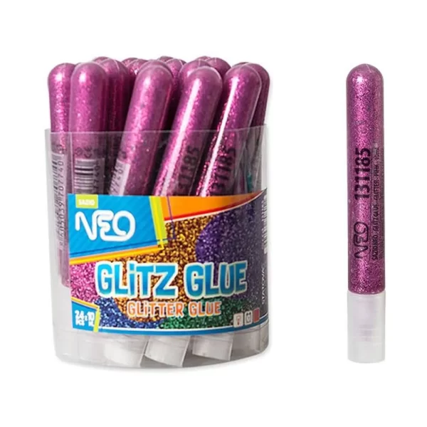 Glitz Glue, lepak sa šljokicama, roze, 10ml