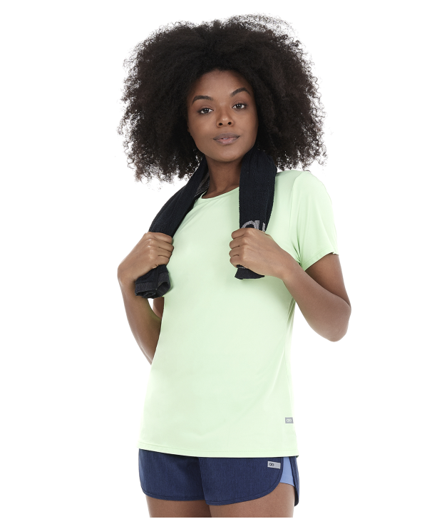 T-Shirt Skin Fit Rolete Costas Verde Joy