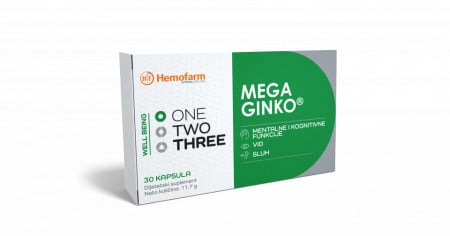 ONE TWO THREE Mega Ginko 30 kapsula
