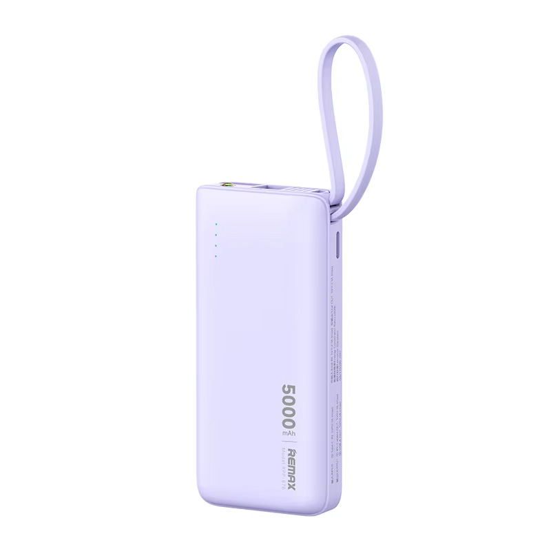Back Up baterija (univerzalna) prenosiva baterija REMAX Xiaoxiao RPP-676 2.1A 5000mAh ljubicasta