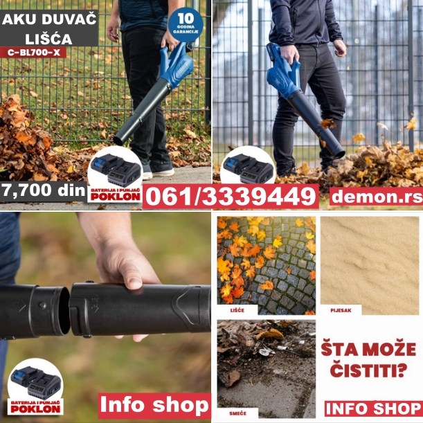Scheppach aku duvač lišća IXES C-BL700-X – Solo