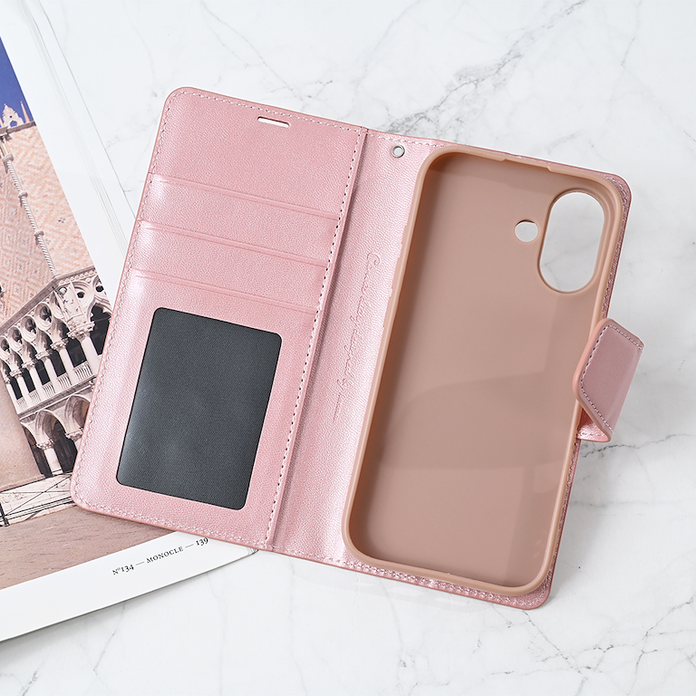 Maska(futrola) Hanman Canvas ORG za iPhone 17 6.3 roze