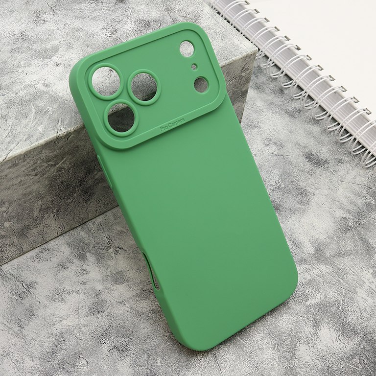 Futrola Silikon Pro Camera za iPhone 17 Pro Max (6.9) tamno zelena