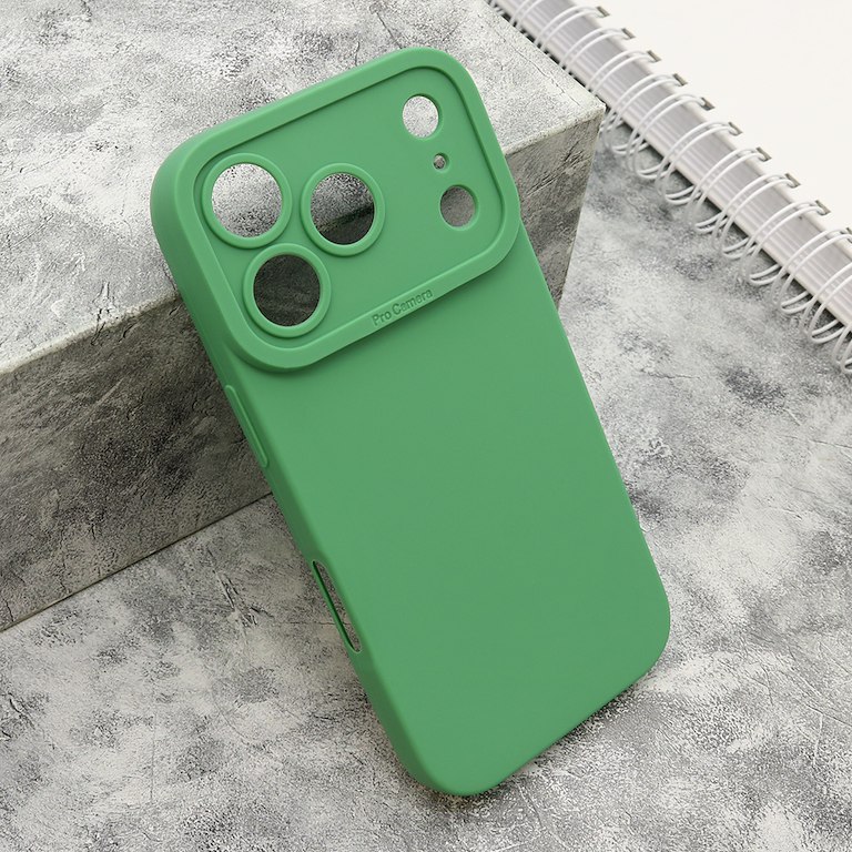 Futrola Silikon Pro Camera za iPhone 17 Pro (6.3) tamno zelena