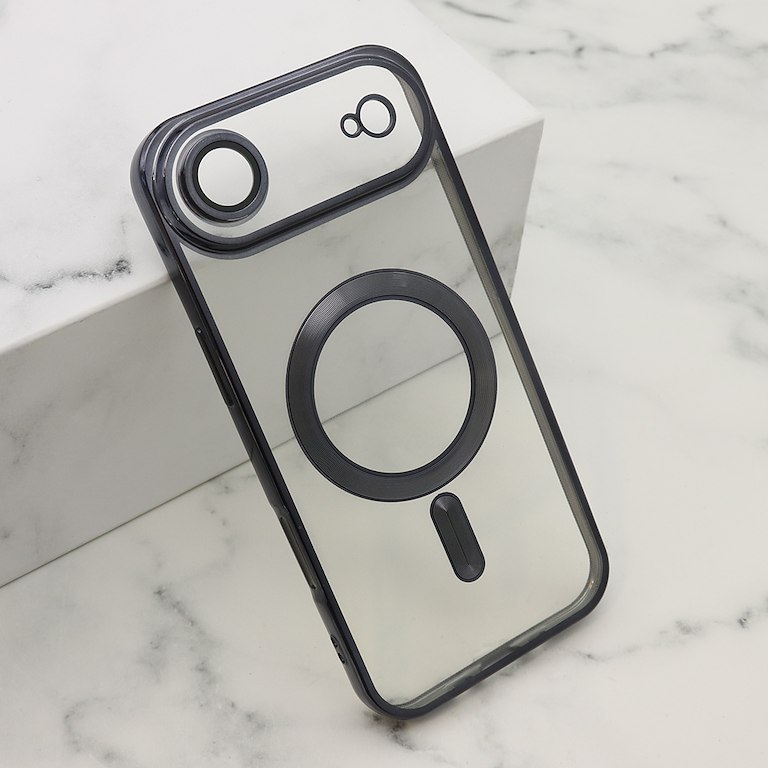 Maska CAMERA PROTECT MAGSAFE za iPhone AIR (6.6) crna