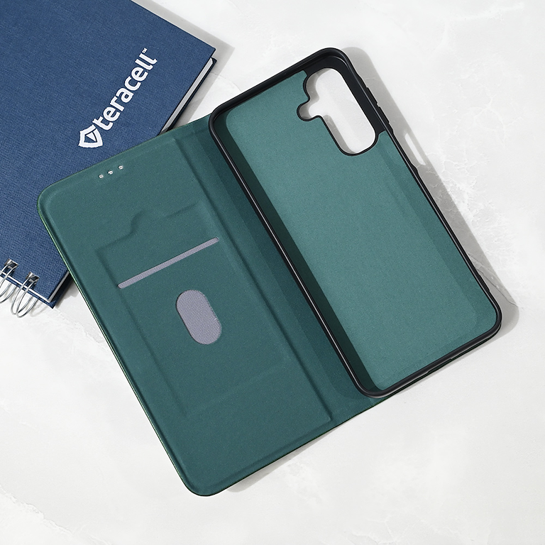 Maska(futrola) Teracell Elegant Flip za Samsung A165F/A175F Galaxy A16/A17 tamno zelena