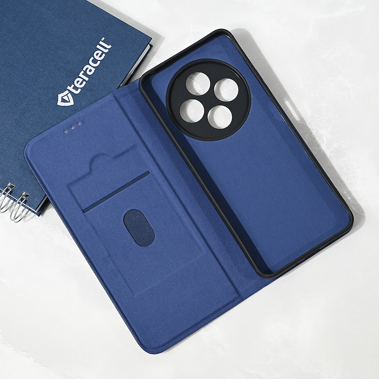 Maska(futrola) Teracell Elegant Flip za Xiaomi Redmi 14C/Redmi A4 tamno plava