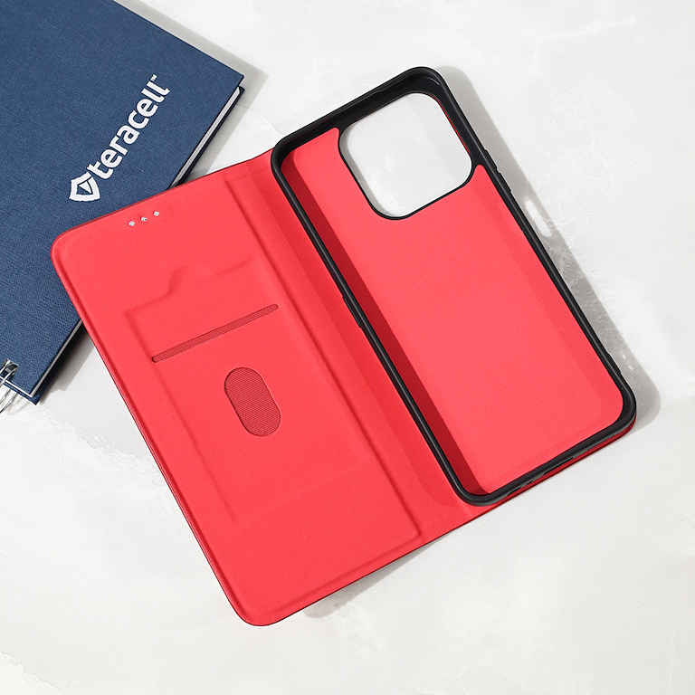 Maska(futrola) Teracell Elegant Flip za Honor X6a/X6b/X6c crvena