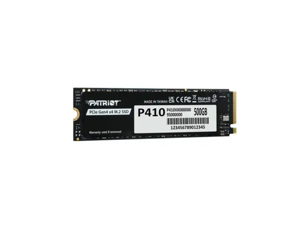 SSD M.2 NVME 500GB PATRIOT P410 5000MBS2300MBS P410P500GM28H