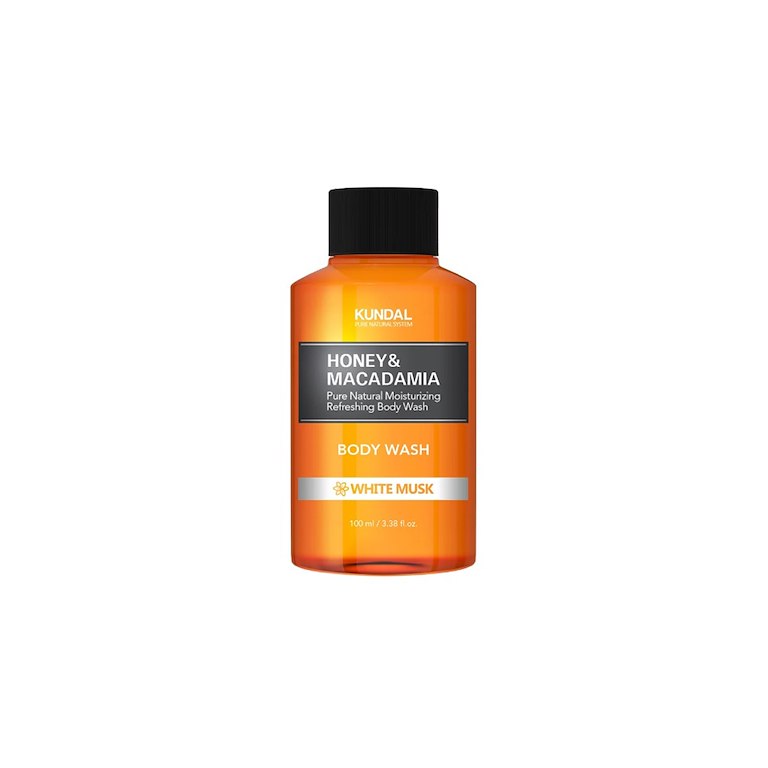 KUNDAL Honey&Macadamia Pure Body Wash 100ml White Musk