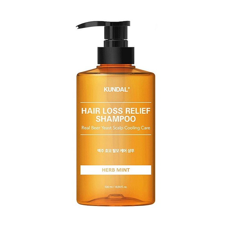 KUNDAL Hair Loss Relief Shampoo 500ml Herb Mint