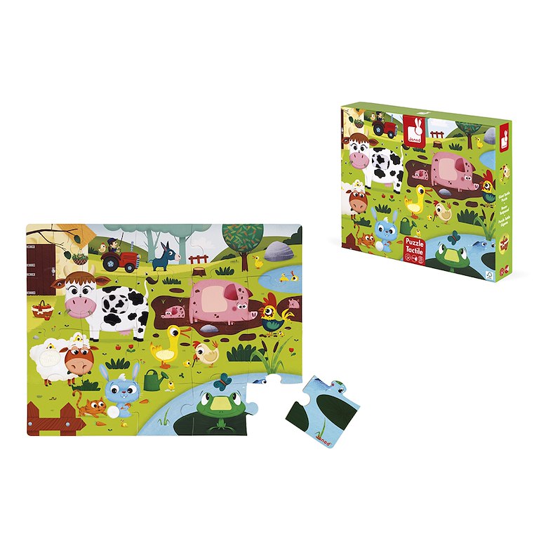 Janod Tactile slagalica - zivotinje sa farme - 20 kom J02772ID: EK000752612