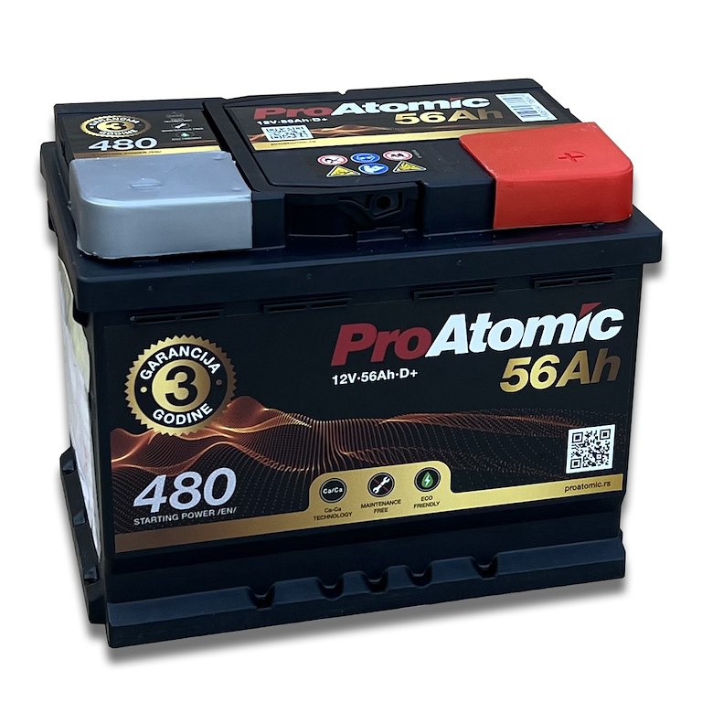 ProAtomic akumulator 12V 56Ah D+ID: EK000568750