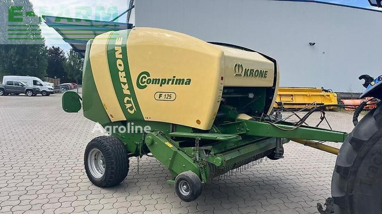 Krone comprima f 125 rundballenpresse heu stroh bruttopreis! balirka za četvrtaste bale