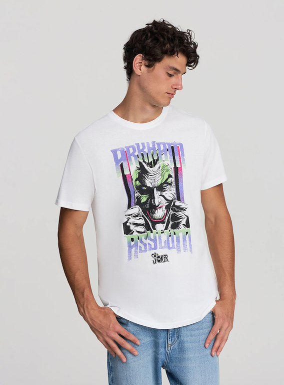 Majica sa štampom Joker® Optička bela