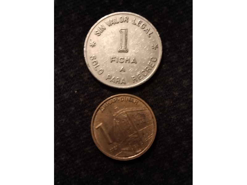 1 ficha španski žeton