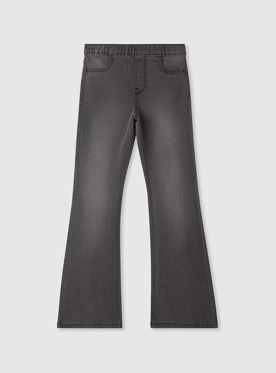 Jeggings sa zvonastim nogavicama Var siva teksas