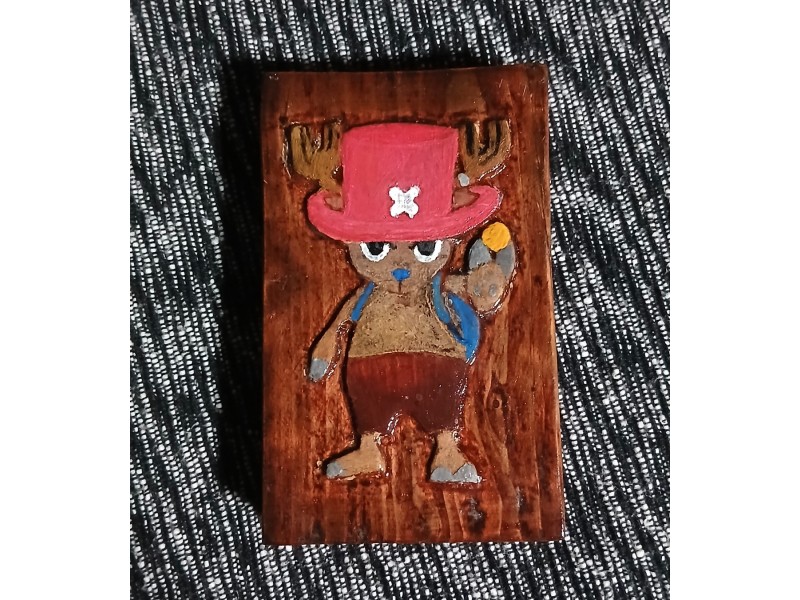 Ručni rad reljef - One Piece Chopper 75x120mm