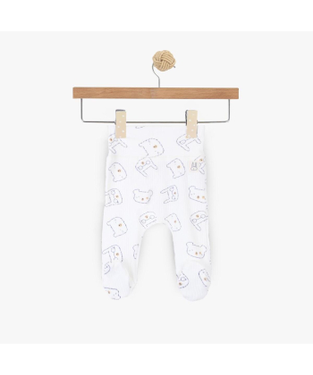 Just Kiddin Baby pantalone sa stopicama za dečake veličina 62 Boys Varsity White - 17001599