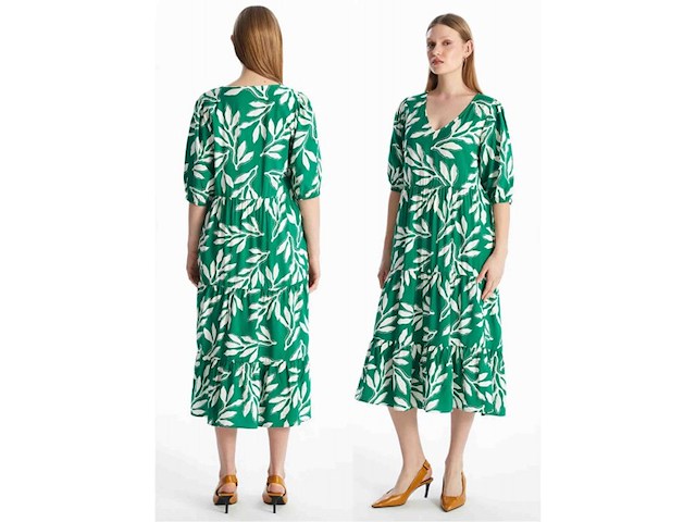 *LC WAIKIKI* haljina sa leaf dezenom XL