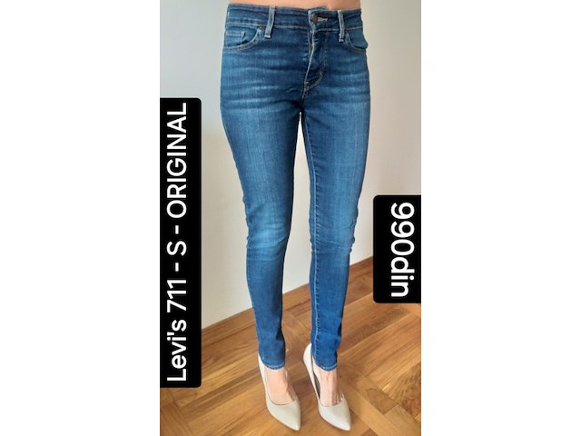 Levis 711 farmerke džins teksas ženske S/36 - ORIGINAL
