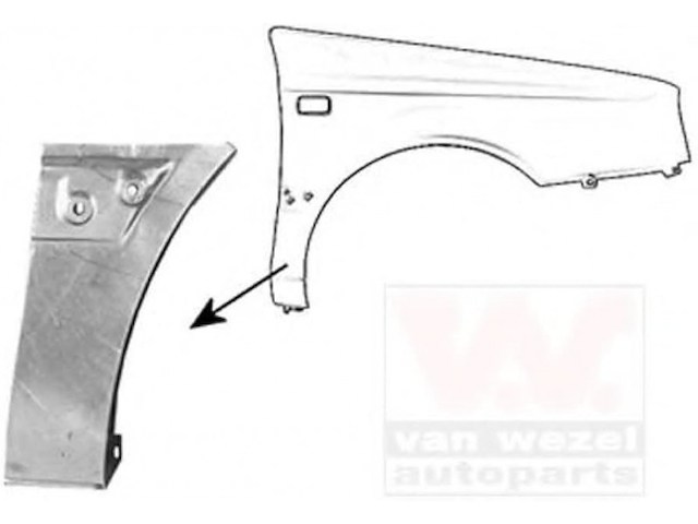 VW Golf IV Prednji Blatobran Zadnji Deo Desno 98-04