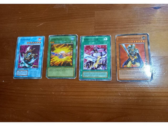 Yu-Gi-Oh karte 4 kom