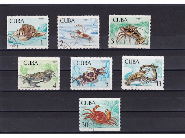 1969 Vrste Rakova serija (7837)