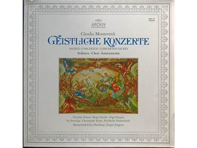 Monteverdi - Dorow • Nordin – Geistliche Konzerte