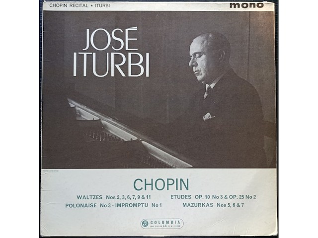 Chopin* Played By José Iturbi – Chopin Recital  [LP]