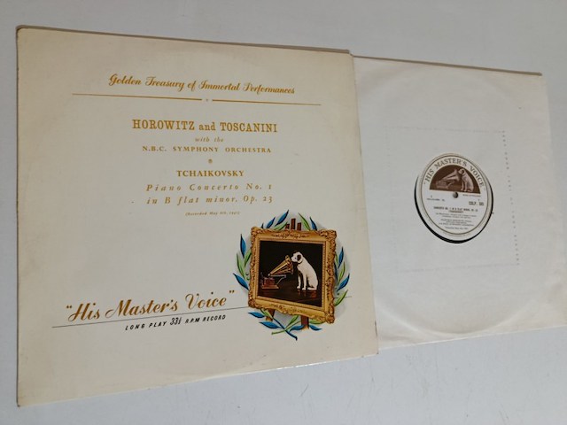 VLADIMIR Horowitz -Tschaikowsky-Toscanini UK LP MINT