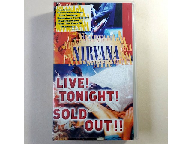 Nirvana - Live! Tonight! Sold Out!! (VHS)